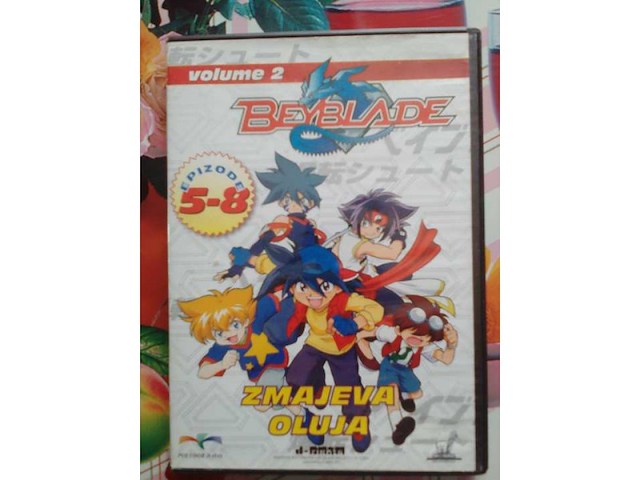 DVD CRTANI FILM - BEYBLADE 2 ZMAJEVA OLUJA