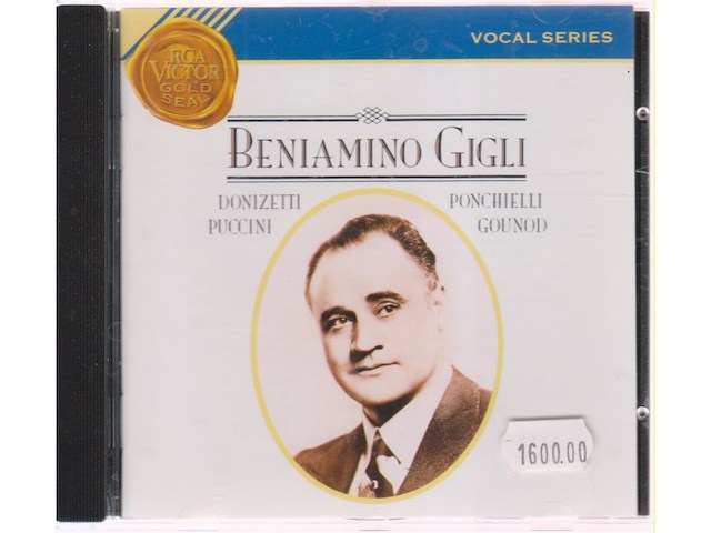 cd / BENIAMINO GIGLI - Donizetti + Puccini + Bizet