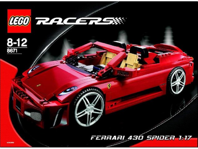 LEGO 8671  / FERRARI 430 SPIDER 1:17