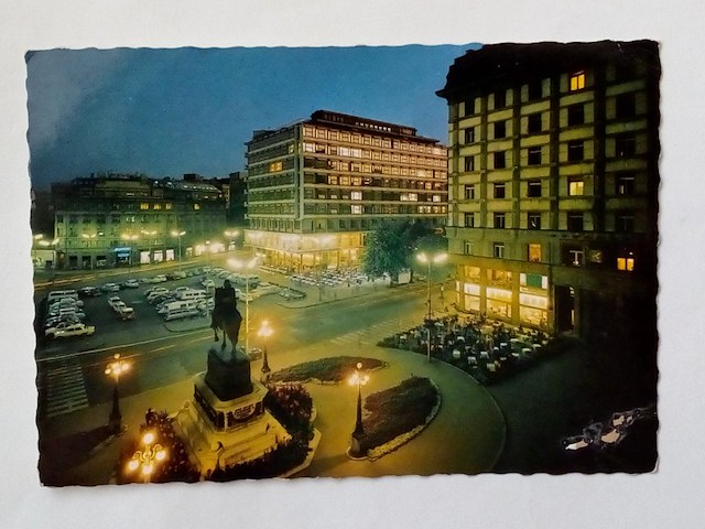 Beograd - Trg Republike --- Putovala 1971.godine ---