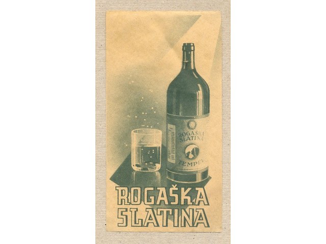 Rogaska Slatina,Reklama,List iz Kelnerskog Blokčića..