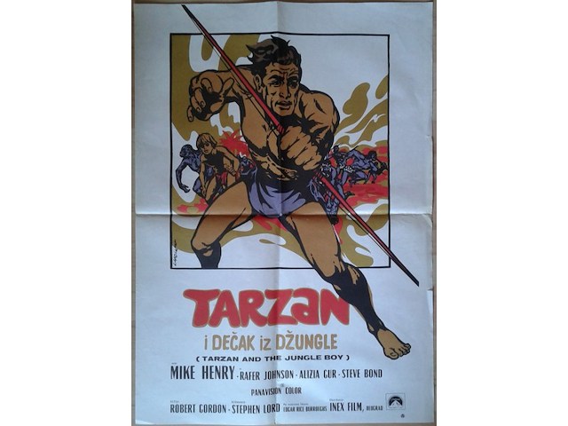 Tarzan I Decak iz Dzungle - FILMSKI PLAKAT 1968