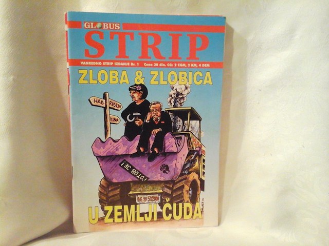 Strip Zloba i Zlobica u zemlji čuda broj 1