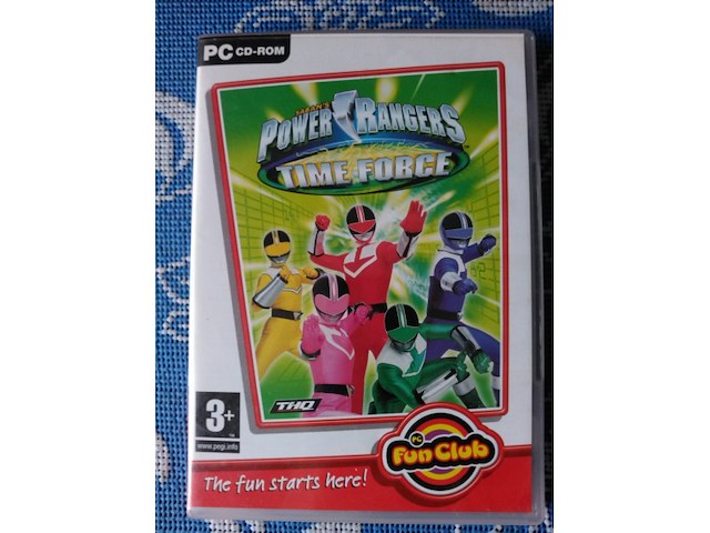 PC CD ROM POWER RANGERS TIME FORCE