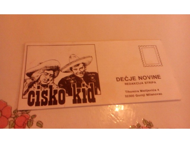 Cisko Kid  narudzbenica