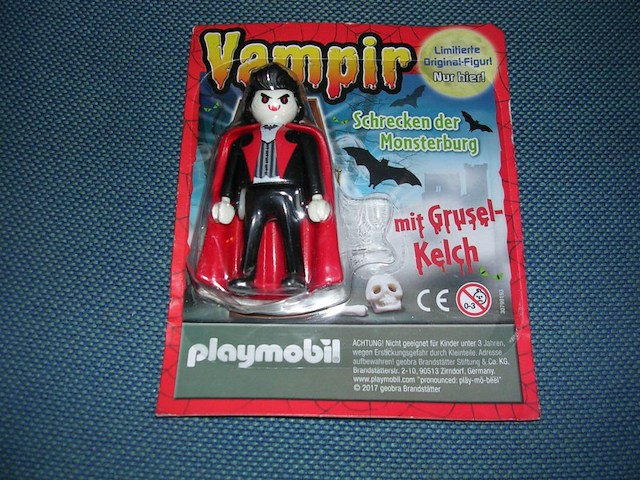 PLAYMOBIL VAMPIR FIGURA NOVO