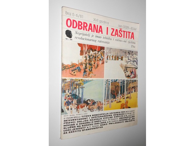 Odbrana i zaštita broj 5-6/1981 - časopis