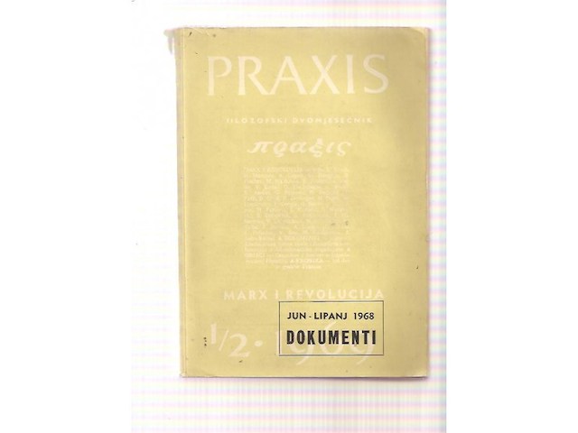 Praxis 1-2  jun 1968 Dokumenti