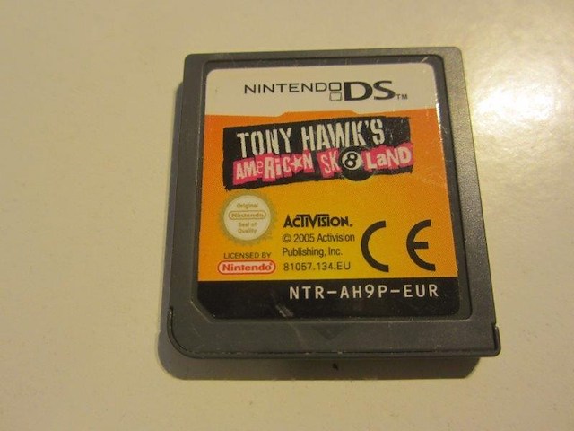 Nintendo DS / DS Lite / DSi XL kertridž -Tony Hawk`s