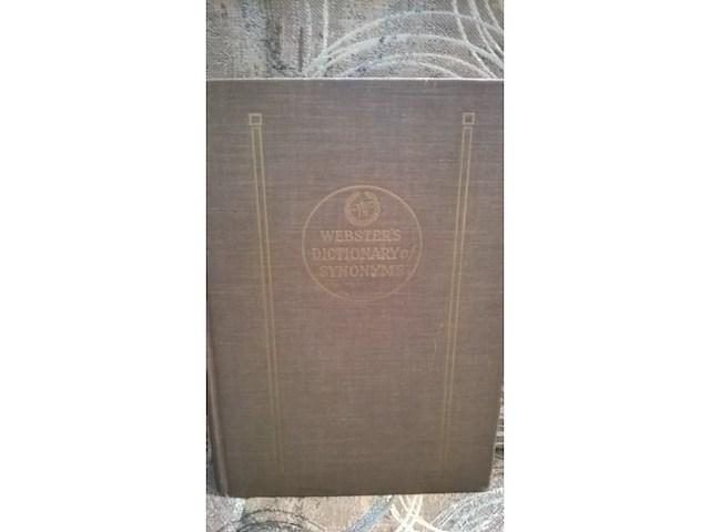 Webster`s Dictionary of Synonyms. First edition. RETKO.