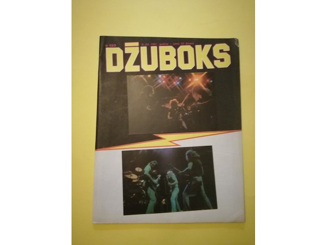 DŽUBOKS BROJ 120 - 31.07.1981