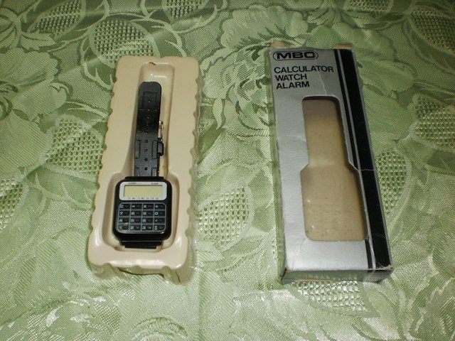 MBO Calculator Watch Alarm - kalkulator sat iz 70-ih