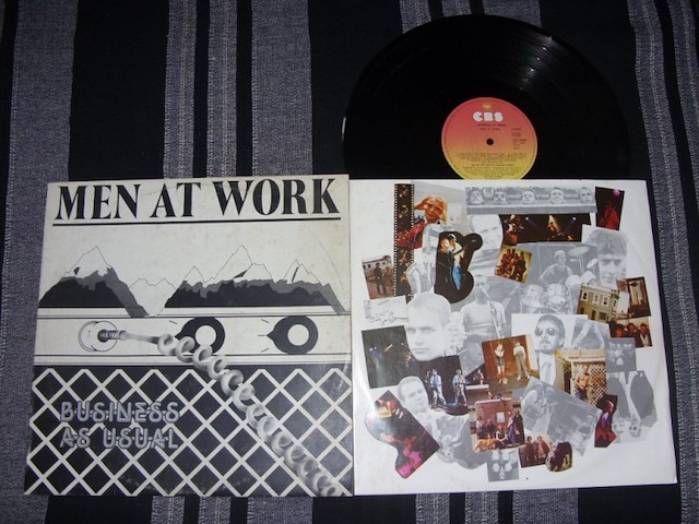 Men At Work ‎– Business As Usual LP Suzy 1983.