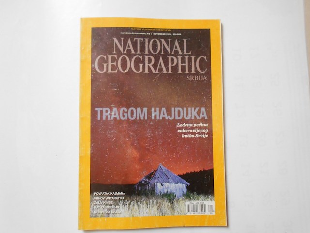 National geographic Srbija br.85, nov.2013.