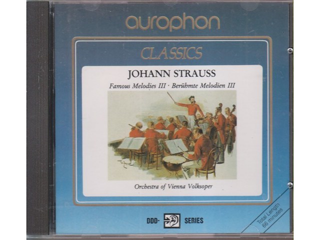 cd / JOHANN STRAUSS - Famous Melodies 3 - perfekttttttt