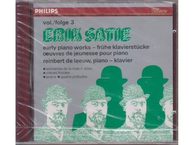 cd / ERIK SATIE vol. 3 - neraspakovano !!!!!!!!!!!!