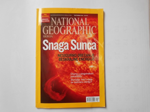 National geographic Srbija br.35 sep.2009. Snaga Sunca