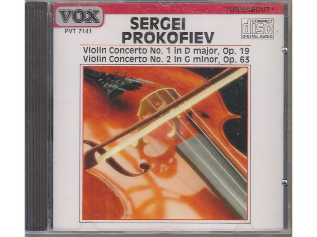 cd / PROKOFIEV - THE VIOLIN CONCERTI - neraspakovano !!