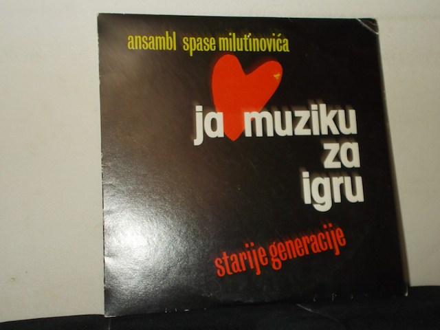 Ansambl Spase Milutinovića ‎– Ja ♥ Muziku Za Igru