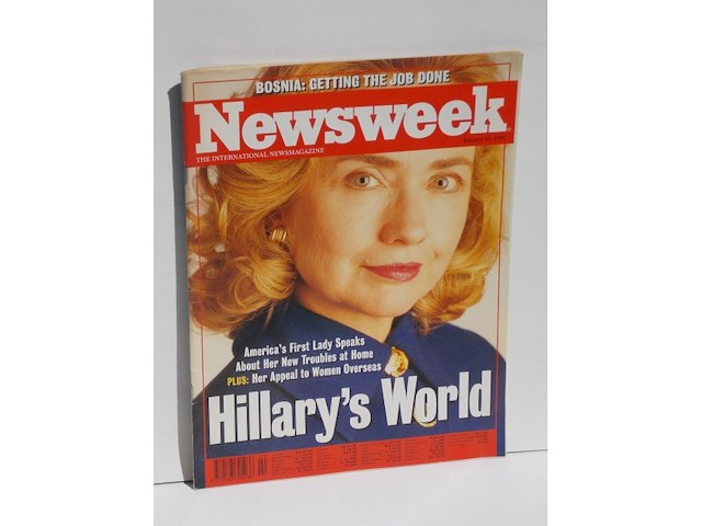 NEWSWEEK 15.01.1996. HILLARY S WORLD