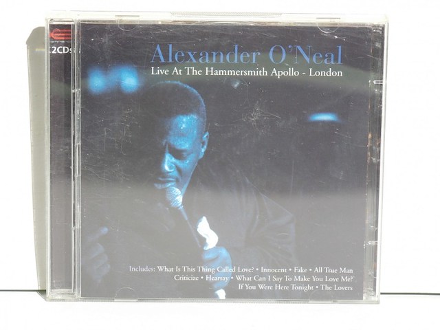 Alexander O`Neal - Live at Hammersmith 2CD