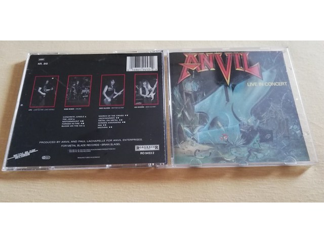 ANVIL - LIVE IN CONCERT!! ORIGINAL!!