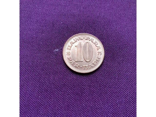 10 para 1975 UNC