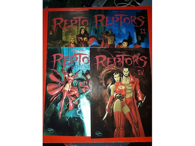 REPTORS System comics - (ceo komplet 1,2,3,4) u boji