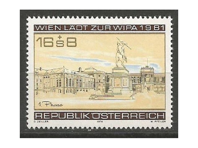 Austrija,Uoči filatelističke izložbe `81 1979.,čisto