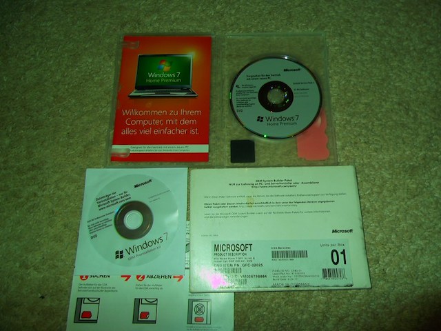 Windows 7 Home Premium SP1 + OEM  Preinstalation KIT