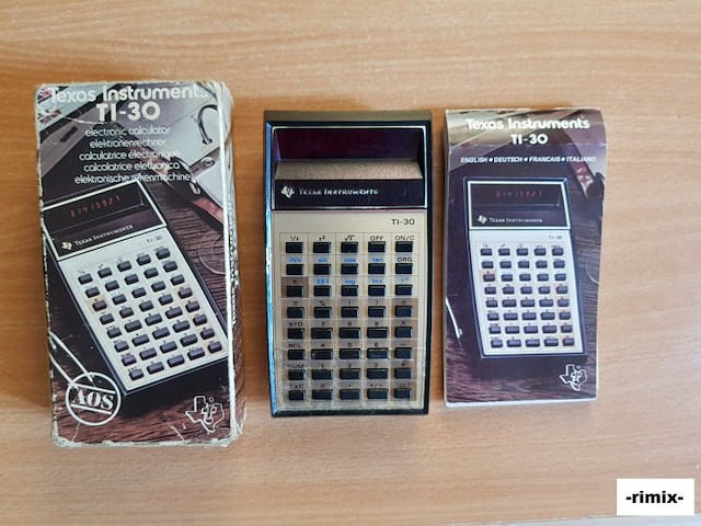 Texas Instruments - TI-30 + uputstvo i kutija