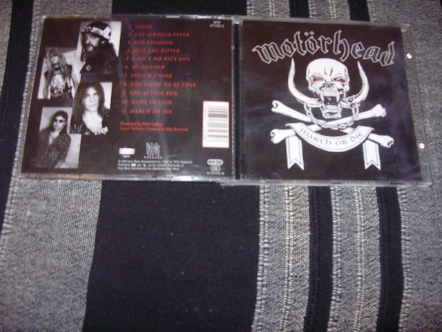 Motörhead ‎– March Ör Die CD Sony Europe 1992.