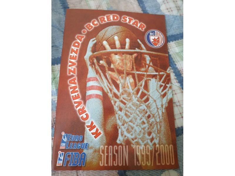 KK Crvena zvezda Medai Guide 1999/2000 !!!