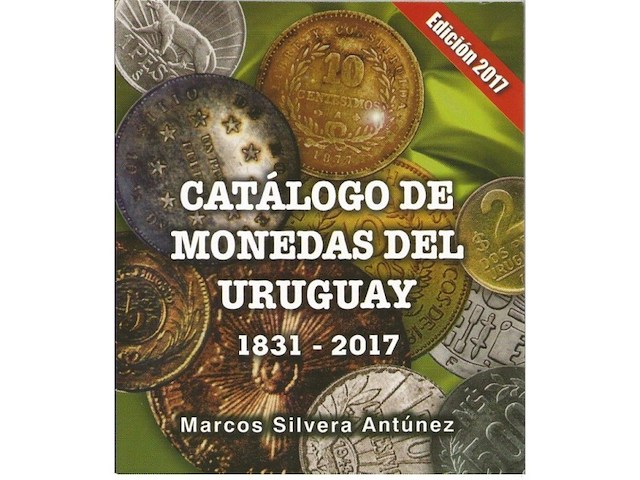 URUGUAY katalog metalnog novca 1831-2017.
