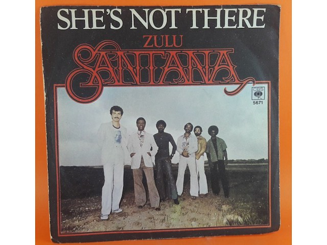 Santana ‎– She`s Not There / Zulu, SINGLE
