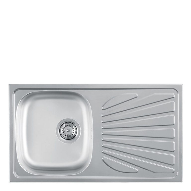 Metalac inox usadna sudopera Luna Flex 1D Ø90