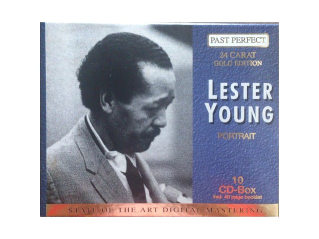 Lester Young ‎– Portrait 10 CD 24 KARAT GOLD EDITION