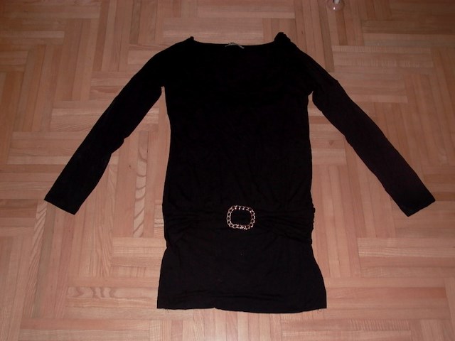 Rinascimento crna tunika-haljina. M-L