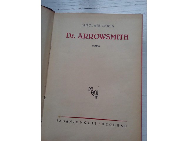 Dr. Arousmit (Arrowsmith)- Sinkler Luis