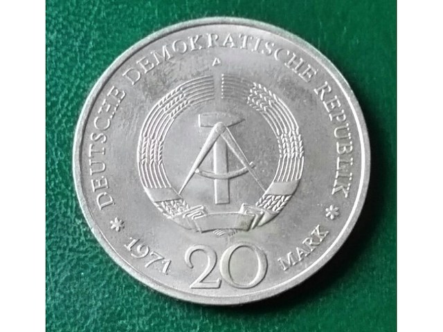 DDR 20 MARAKA 1971 A