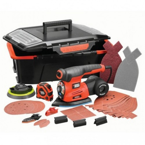 Brusilica vibraciona Black & Decker KA280AST2 4 u 1 set u koferu