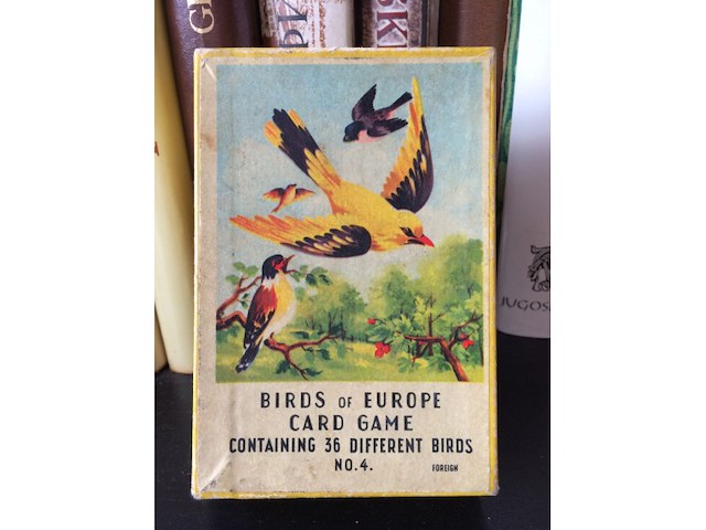 PTICE EVROPE (Birds of Europe) 36 karata