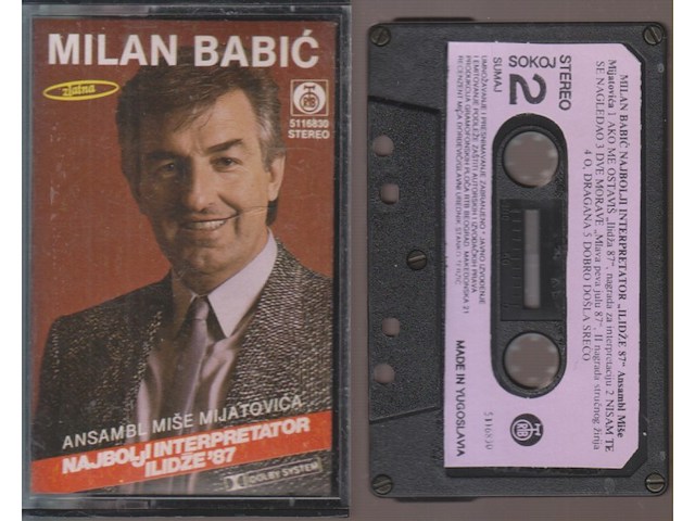 ф MILAN BABIĆ / Najbolji interpretator ILIDŽE `87