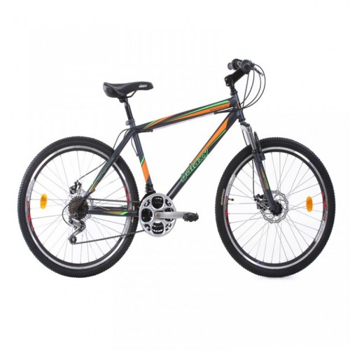 Maountin Bike MAGNUM 26in 21 siva-zelena-narandžasta