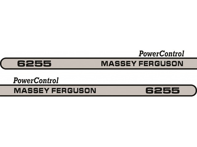 MASSEY FERGUSON 6255 - Nalepnice za traktor