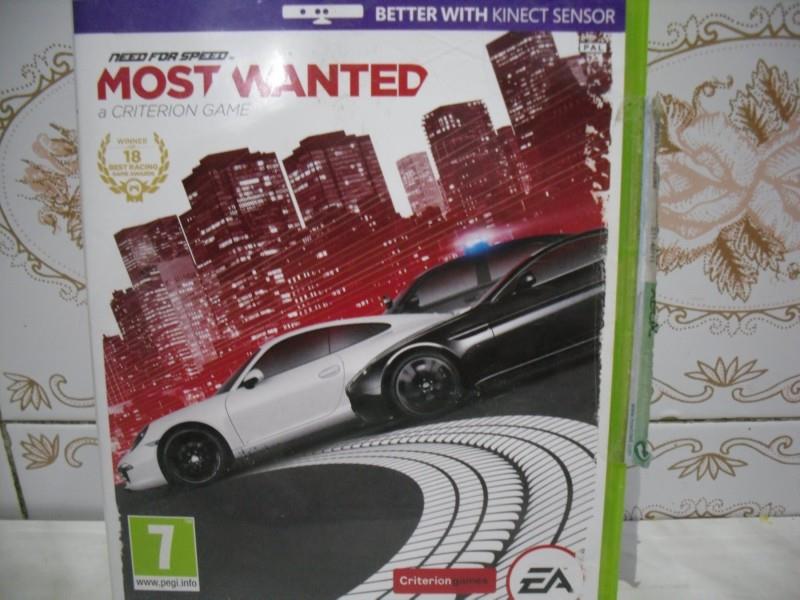 nfs most wanted xbox 360