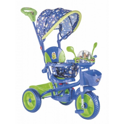 Tricikl za decu Play plavo-zeleni - zvučni i svetlostni efekti