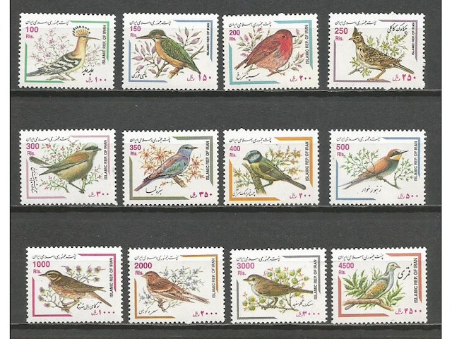 mn Iran 1999-2003. Ptice,kompletna cista serija