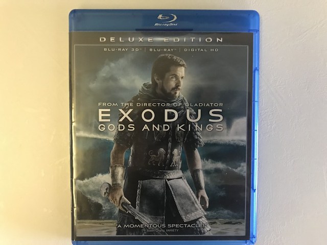 Exodus: Gods and Kings blu ray 3d+2d set