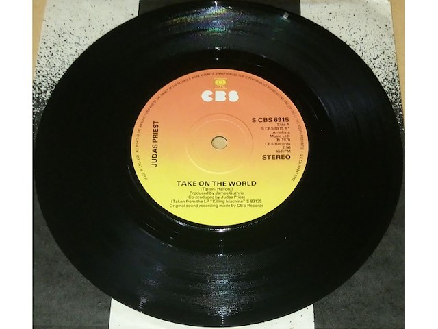 Judas Priest ‎– Take On The World (Single), UK